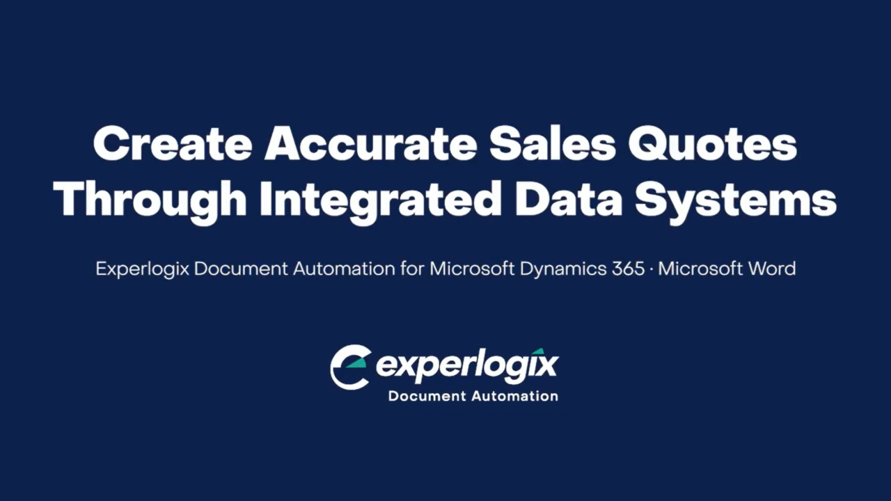 [Demo] Create Accurate Sales Quotes Through Integrated Data Systems ...